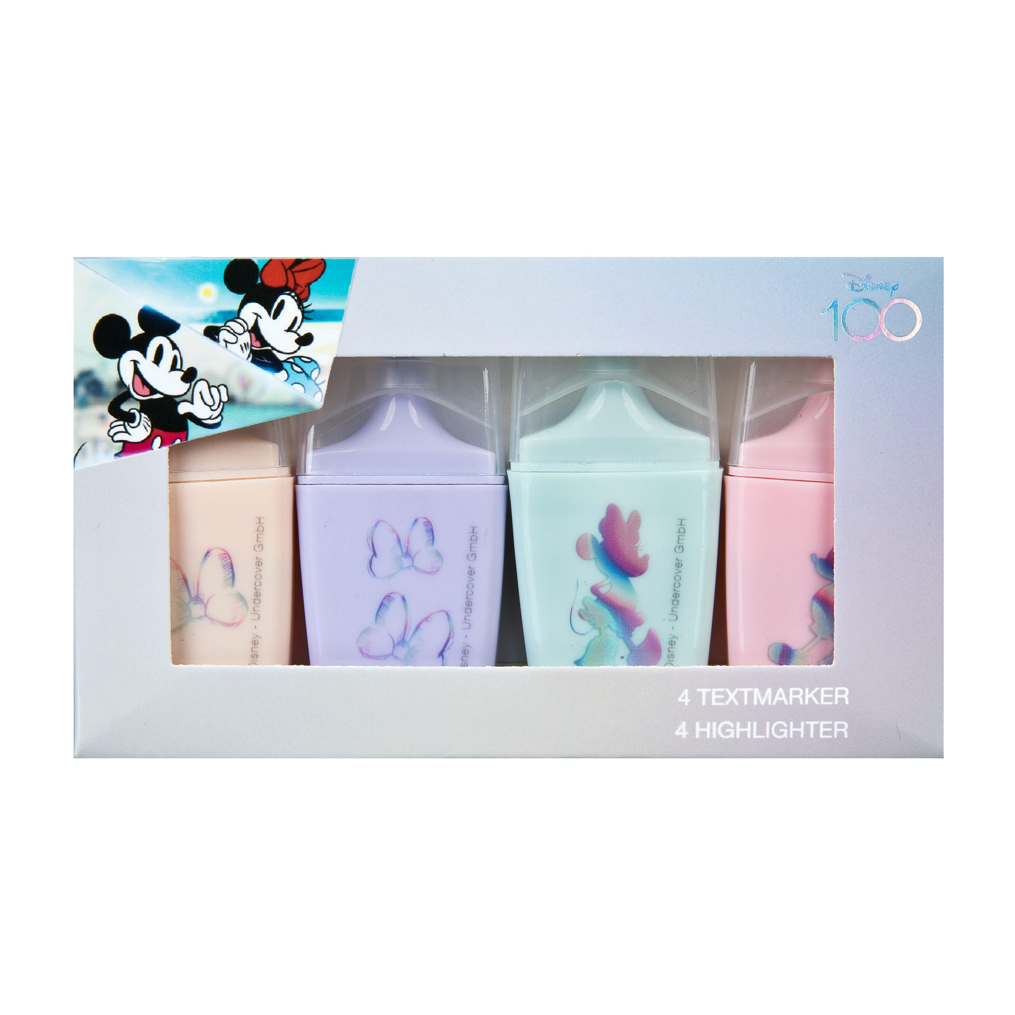 Conjunto 4 Sublinhadores Neon - Mickey