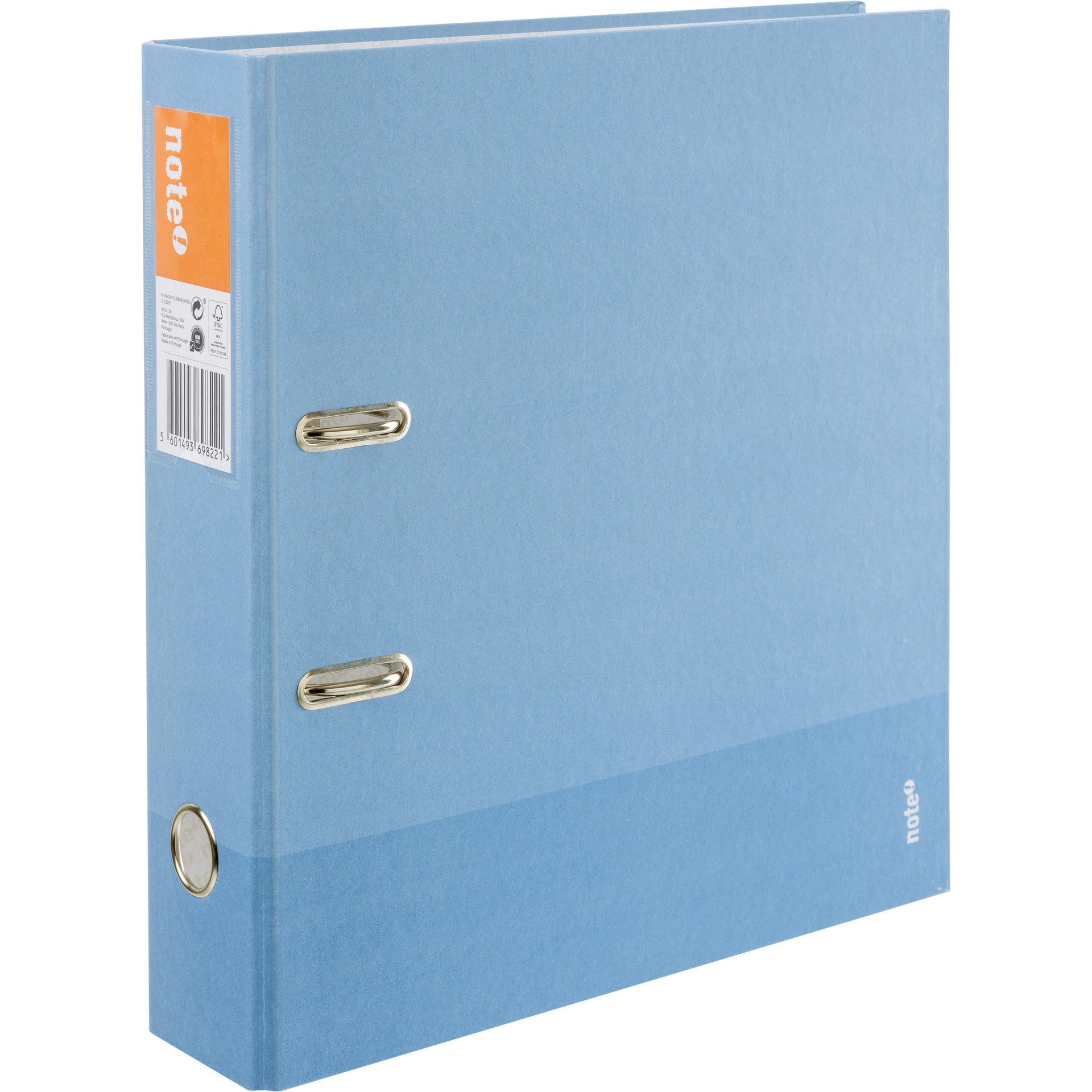 Pasta Arquivo A4 Lombada Larga Azul Claro Colours Note!